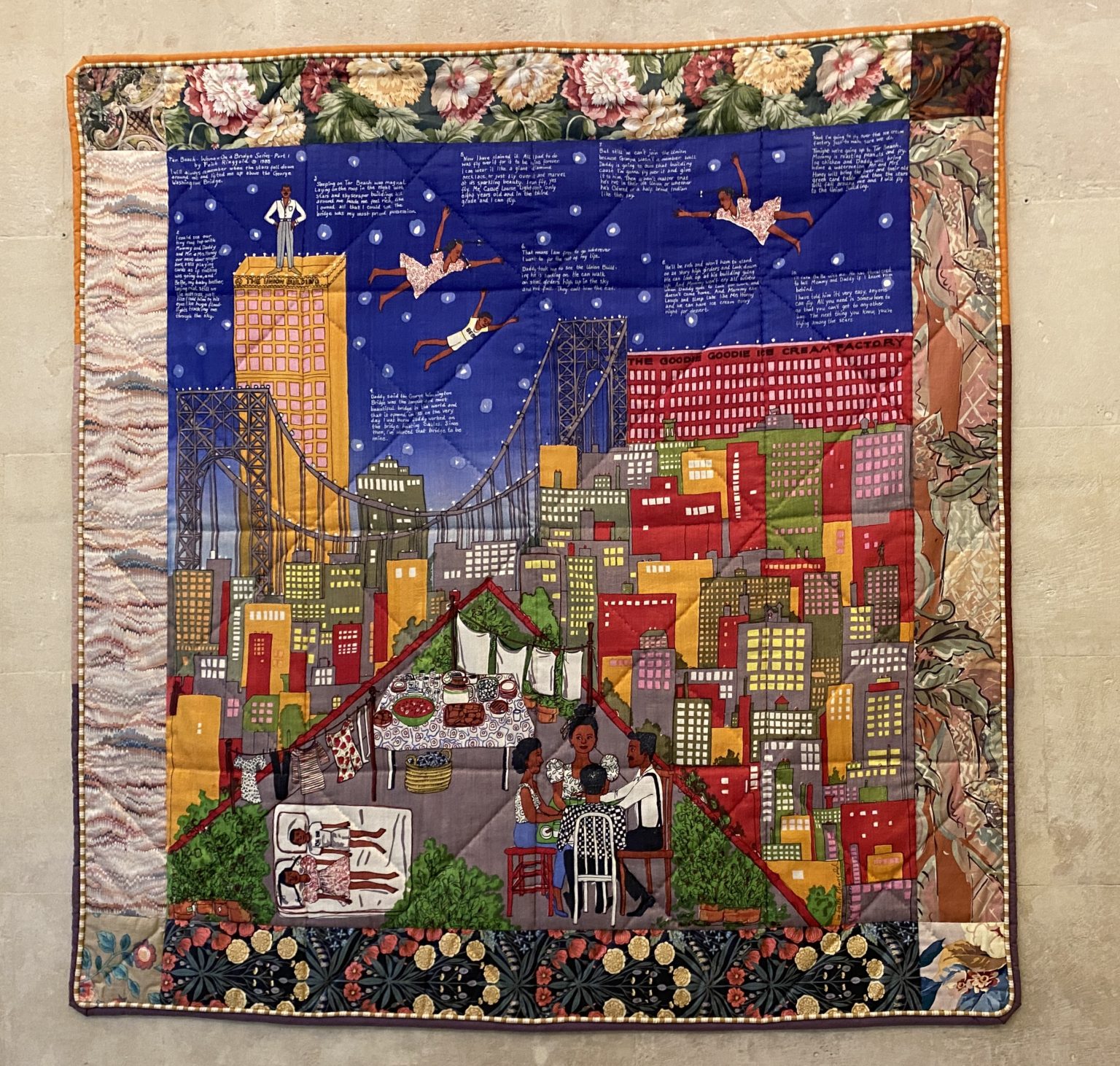 Visite de l'exposition 'Black is Beautiful' de l'artiste Faith Ringgold ...